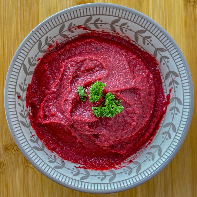 RECETTE HOUMOUS DE BETTERAVE